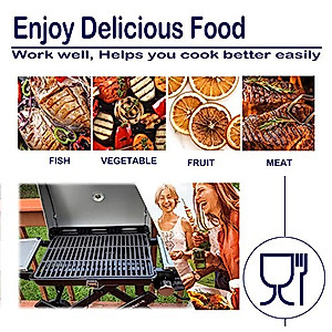 YOUFIRE Grill Heat Plates Shield Stainless Steel Burner Cover BBQ Replacement Parts for Cuisinart CGG-200, CGG-220, CGG-240 All Foods Portable Gas Grillls