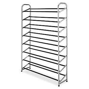 Whitmor 8 Tier Shoe Tower - 40 Pair - With Non-Slip Racks