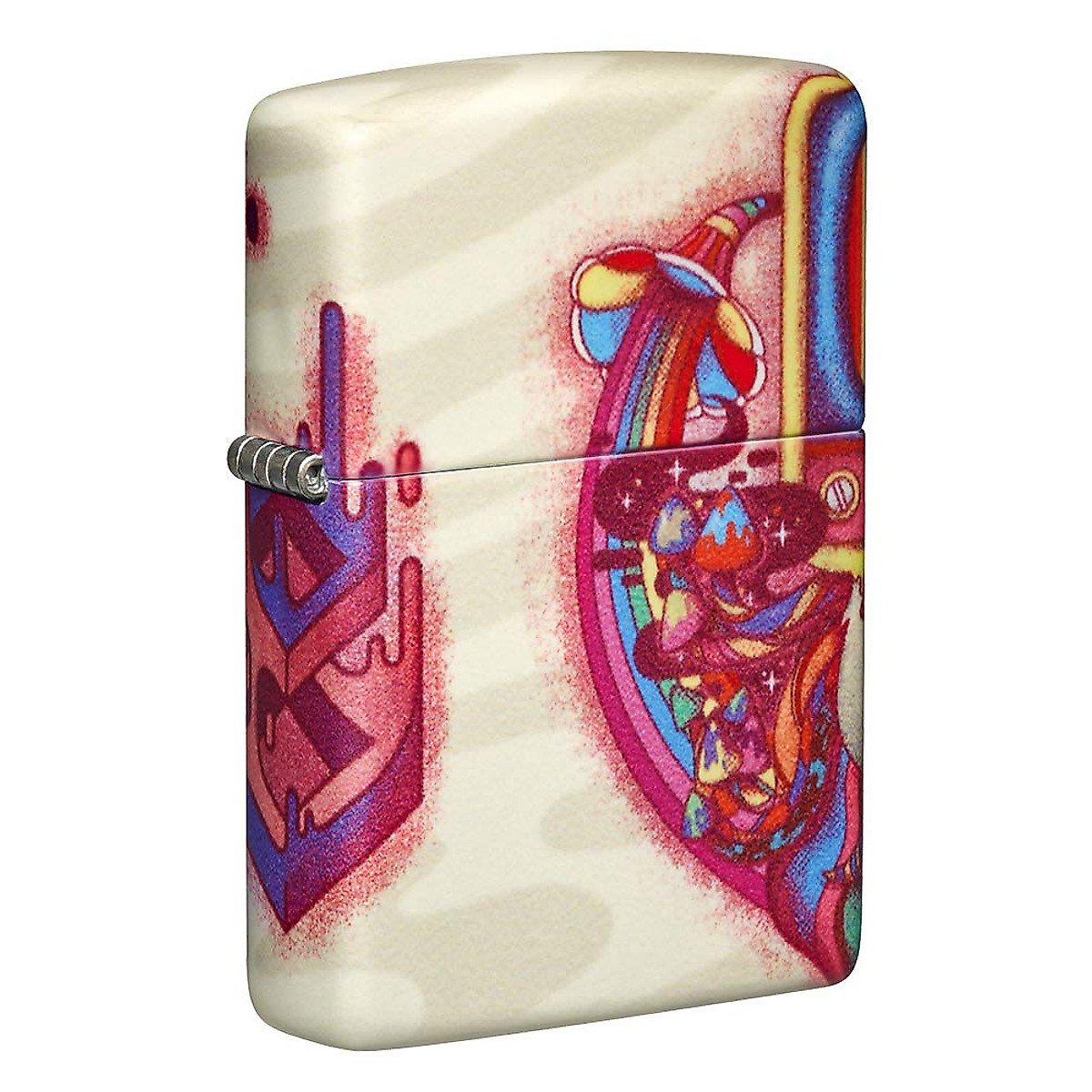 Zippo Trippy Psychedelic Design 540 Color Pocket Lighter