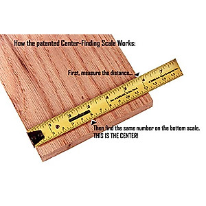 US Tape 50036 ProTape XR Series 3/4" x 16' CenterPoint Tape; yellow case