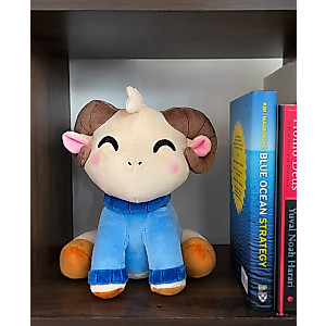 Youtooz Jschlatt Ram Plushie 9" Inch, Jschlatt Soft Rammie Plush Collectible by Youtooz Plush Youtubers Creator Collection