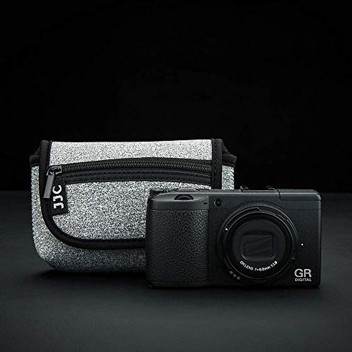 JJC Compact Camera Case Travel Pouch Sleeve for Sony ZV1F ZV-1F ZV1 ZV-1 RX100 VII VI VA W800 W830 WX350 Canon G7X G5X G9X SX740 Olympus TG-6 TG-5 TG-4 Fujifilm XP130 XP140 XP90 Ricoh GR III II & More