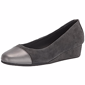 Easy Spirit Women's Gracey Pump, Grey 020, 10 Wide