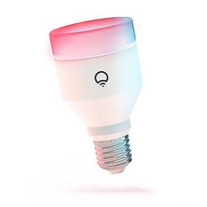 LIFX Color, A19 1100 lumens, Wi-Fi Smart LED Light Bulb, Billions of Colors and Whites, No bridge required, Works with Alexa, Hey Google, HomeKit and Siri, Multicolor