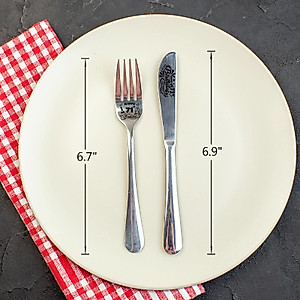 Happy 71st Birthday Dinner Fork&Kinfe Gifts Engraved Fork&Kinfe Personalized Birthday Gifts Idea for Her Him Wife Husband Girlfriend Boyfriend Sister Brother Friends