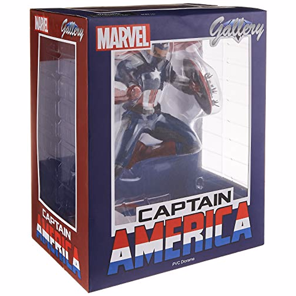 DIAMOND SELECT TOYS Marvel Gallery: Marvel Now! Captain America PVC Vinyl Figure 9 inches