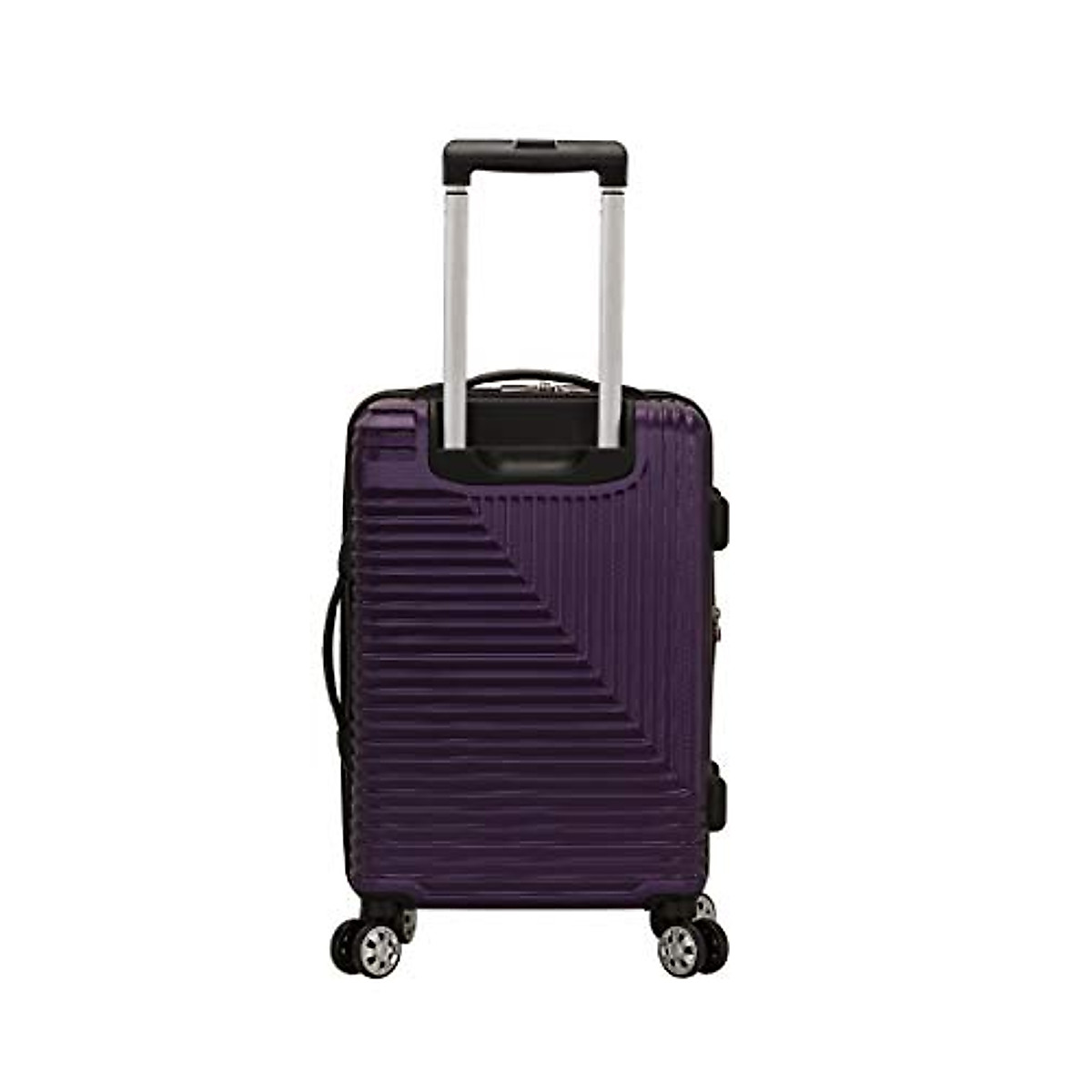 Rockland Star Trail Hardside Spinner Wheel Luggage, Purple, 2-Piece Set (20/28)
