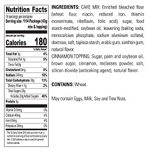 Krusteaz Baking Mix Variety Pack, 1 Meyer Lemon Pound Cake Mix (16.5 oz), 1 Cinnamon Swirl Crumb Cake & Muffin Mix (21 oz), 1 Meyer Lemon Bar Mix (19.35 oz), (3 CT)