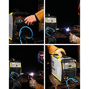 DEKO AC/DC Inverter TIG/MMA Welder,250A Fully Digital Welding Machine with Foot Pedal,IGBT,VRD Function for Carbon Steel,Stainless Steel,Copper,Aluminum and Aluminum Alloys…