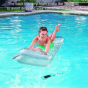 Floating Waterproof Phone Pouch/Holder, Universal Waterproof Case Dry bag Underwater for iPhone 13 12 11 Pro Max XR,XS, 8,7,6 Plus,SE, Samsung Galaxy S22 21 10 9/A/J/Note, 7”, Beach Water Pool -2 Pack