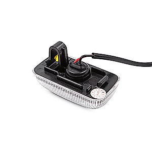 NSLUMO LED Side Marker Lights for Chevy Silverado GMC Sierra 3500 2015 2016 2017 2018 2019 2020 Clear Lens Amber Red Rear Bed Fender Side Markers Replace OEM Sidemarker Lamps