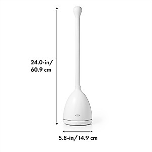OXO Good Grips Toilet Plunger with Holder
