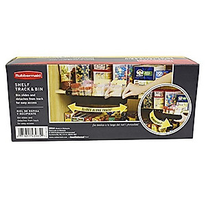 Rubbermaid Pantry Organization Shelf Track and Bin