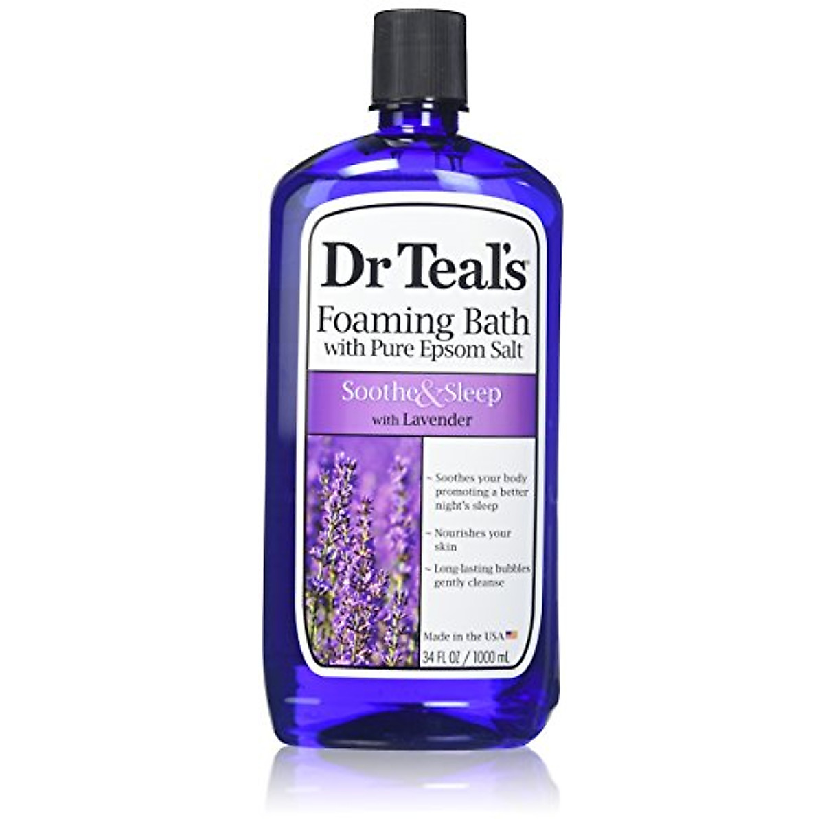 Dr. Teal's Foaming Bath, Lavender, 34 Fluid Ounce,Pack of 2