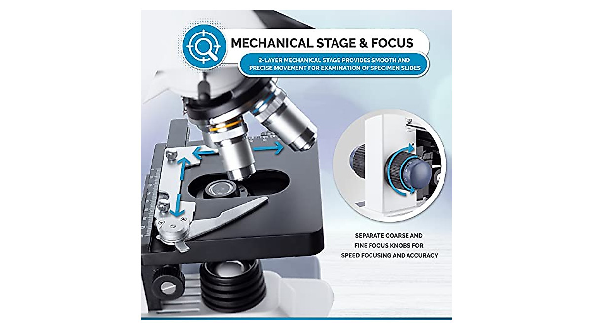 AmScope 40X-2500X Digital Microscope w/ 5MP USB Camera