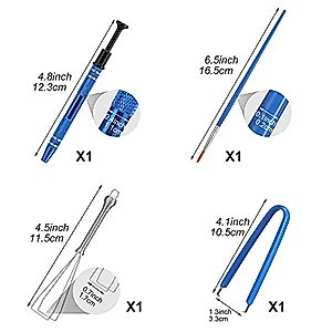 Keyboard Lube Switch Puller Kits Key Cap Remover Tools Mechanical Switch Opener for Mechanical Keyboard Removing Fixing Cleaning