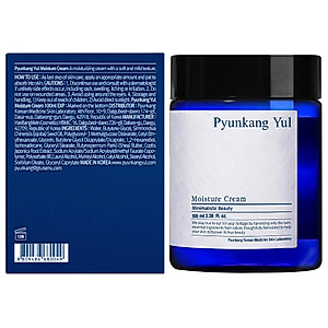 Pyunkang Yul Moisture Cream - Korean Skin Care Face Cream - Facial Moisturizer for dry and combination skin types - Natural Ingredients Shea Butter, jojoba seed oil deeply moisturize Skin - 3.4 Fl oz