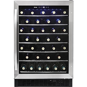 Danby DWC057A1BSS Built In Beverage Center, Single Zone Under Counter Wine Chiller In Stainless Steel - For Kitchen, Home Bar
