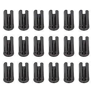 DOITOOL 100Pcs Rubber Feet for Sink Grid, Sink Protectors for Kitchen Sink, Kitchen Sink Wire Rack Feet Replacement Protector Parts for Kitchen Rack (Black)