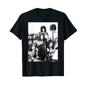 Queen Official Lampshade Promo B&W Vintage Photo T-Shirt