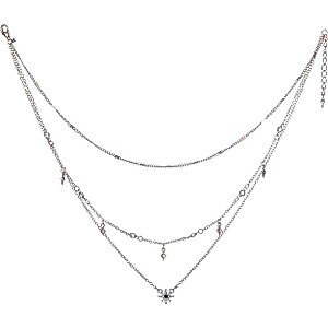 BERYUAN Gold Sun Star Necklace for Women Teens Trendy Necklaces Teen Necklaces for Girls Trendy