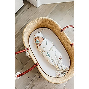 Copper Pearl Large Premium Knit Baby Swaddle Receiving Blanket Ace