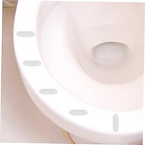 Homoyoyo 1set Toilet Seat Cushion Toilet Seat Pad Toilet Covers Toilet Seat Bumpers Door Bumper Toilet Seat Bidet Replacement Kit Silicone Bumpers Furniture Bumpers Silicone 20pcs