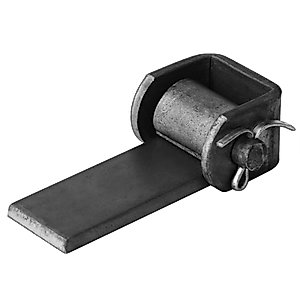 heneng 4 Pcs Weld on Straight Strap Trailer Hinges, 4-5/8" x 3" x 2", Long Leaf Hinge, 5/16" (7.8mm) Thick