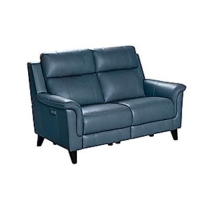 Barcalounger Kester Power Reclining Loveseat w/Power Head Rests, Masen Bluegray