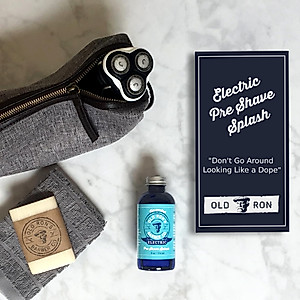 Electric Pre-Shave Splash - Unscented - 4 Oz Bottle