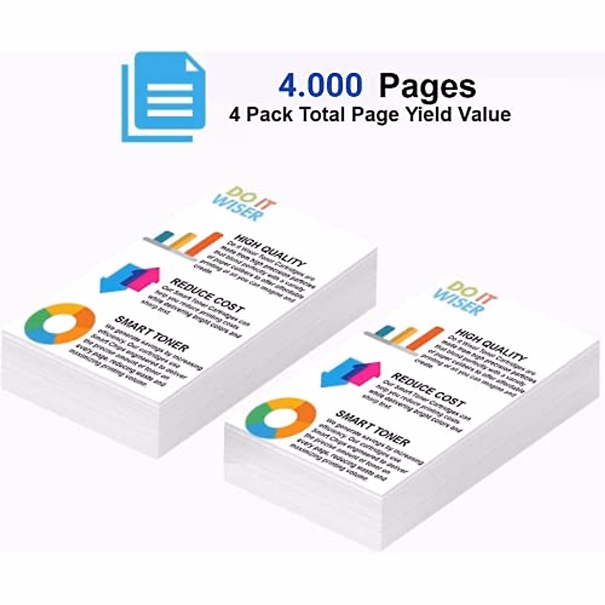 Do it Wiser Compatible Black Toner Cartridge for Brother TN315BK TN336 TN315 TN310 TN331 HL-L8350CDW HL-L8350CDWT HL-L8250CDN HL-4150CDN MFC-L8850CDW MFC-L8600CDW MFC-9970CDW - High Yield 4,000 Pages