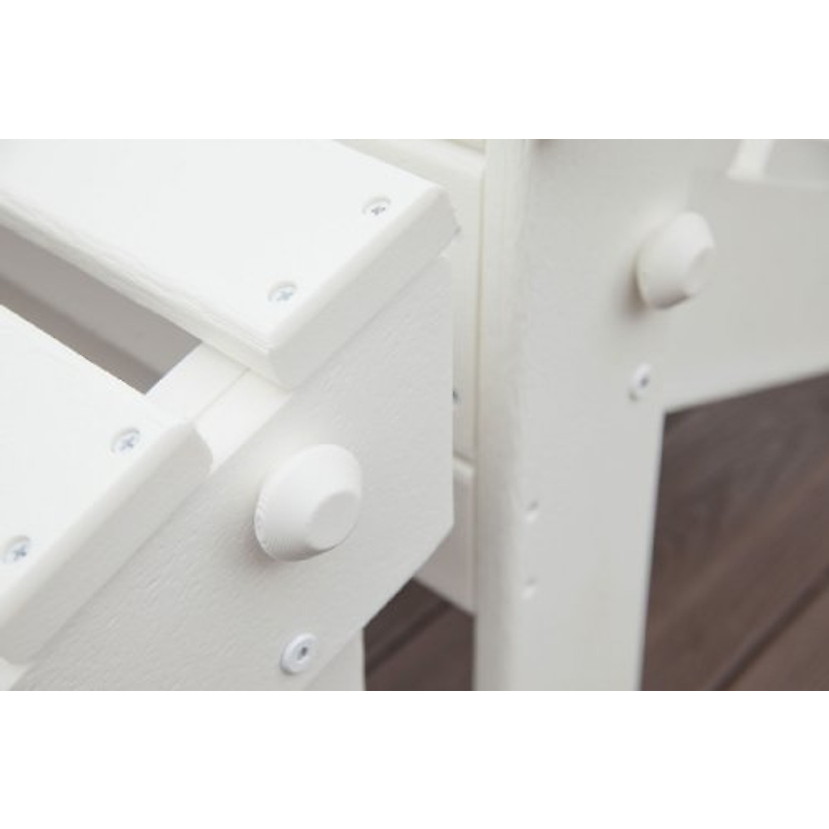 Trex Outdoor Furniture by Polywood TXA53CW Cape Cod Folding Adirondack Chair, Classic White