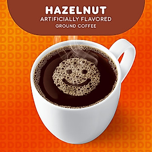 Dunkin' Hazelnut Flavored Ground Coffee, 12 Ounces