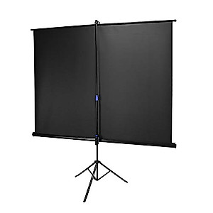 PDGJG Projector Screen 72 100 inches Tripod Stand 16:9 Portable Projection Screen 4K 3D Movies Screen for Home Office Indoor Outdoor (Size : 72 inch)