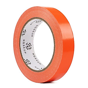 ROSEUP Duct Tape 1 Inch Tape, Tear by Hand & Waterproof,Great for Packaging, Arts & Crafts, Color-Coding, and DIY Projects, 1 Inch x 30Yards, Orange