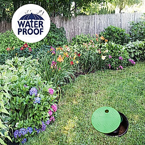 Bandelt Sprinkler Valve Box Cover Lid for Automatic Irrigation Water System Lawn, Yard, Outside ID 5.5" OD 6"-2 Pack