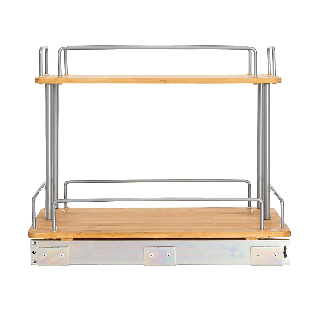 Household Essentials 1265B-1 Glidez Under Sink Sliding Organizer | Pull Out Cabinet Shelf | Wood | 11.5 Inches Wide