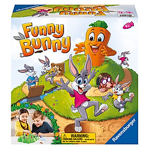 Ravensburger Funny Bunny Game - Engaging Family Board Game for Kids and Adults | Quick Gameplay | Easy-to-Follow Instructions | Unique Replay Value | Ages 4 and Up