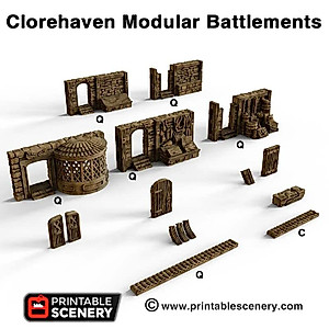 Town Shop Front Set DND Terrain for Dungeons and Dragons Terrain, D&D, Pathfinder, Warhammer 40k, Miniatures, D and D, Dungeons and Dragons Gifts, Dungeon Master