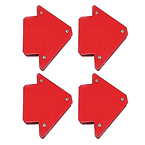 LIFKOME 4pcs Welding Magnet Holder Welding Magnets and Clamps Welding Magnet for Holder in Welding Magnetic Welding Holder Welding Holder Tool Welding Corner Magnet Arc Clip