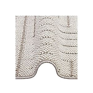 AK RUGS Off White Scandinavian Area Rug Minimalist Non Shedding Rug for Living Room Bedroom Rug (8'x10'), (OSLO 19670)