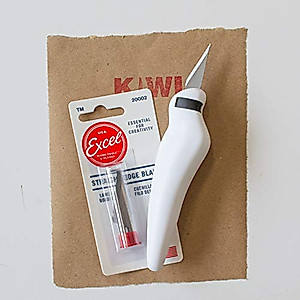 ErgoKiwi 2.0 Exacto Knife + 5 Pack of Excel Blades