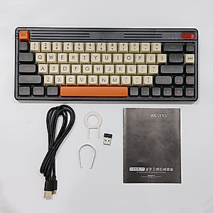 EPOMAKER K690T 65% Hotswappable 2.4Ghz Wireless/Bluetooth 5.0/Wired Mechanical Gaming Keyboard, RGB NKRO with Doubleshot PBT Keycaps, 2000mAh Battery for Win/Mac (Kailh White Switch, K690T)