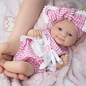Miaio 14" Reborn Baby Dolls, Full Silicone Baby Dolls, Realistic Soft Silicone Newborn Baby Doll, Real Full Body Silicone Reborn Baby Dolls, Not Vinyl Dolls - 4