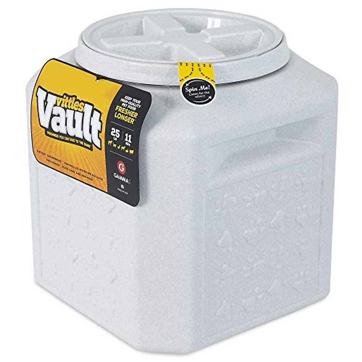 Gamma2 Vittles Vault Dog Food Storage Container, Up To 25 Pounds Dry Pet Food Storage, Made in USA