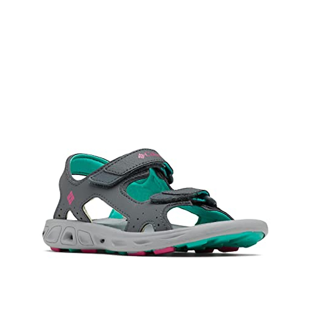 Columbia Youth Unisex Techsun Vent, Graphite/Haute Pink, 4