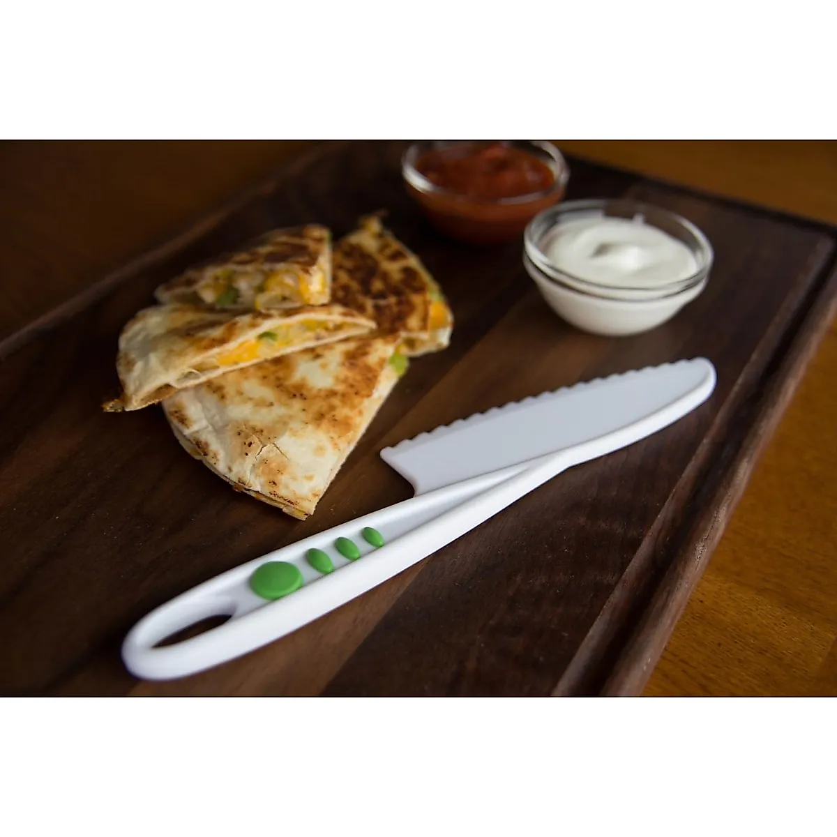 Curious Chef 3-Piece Nylon Knife Set, Real Cooking Tools Made To Fit Kids’ Hands; Great Gift For Birthdays, Holidays And Other Special Occasions