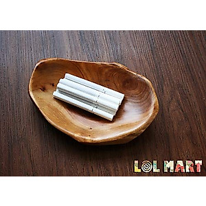 HIZBO MART Root Wood Serving Dish, Vintage Wooden ring dish, appetizer display, Hand Carved Artworks（The length 7~11inch）