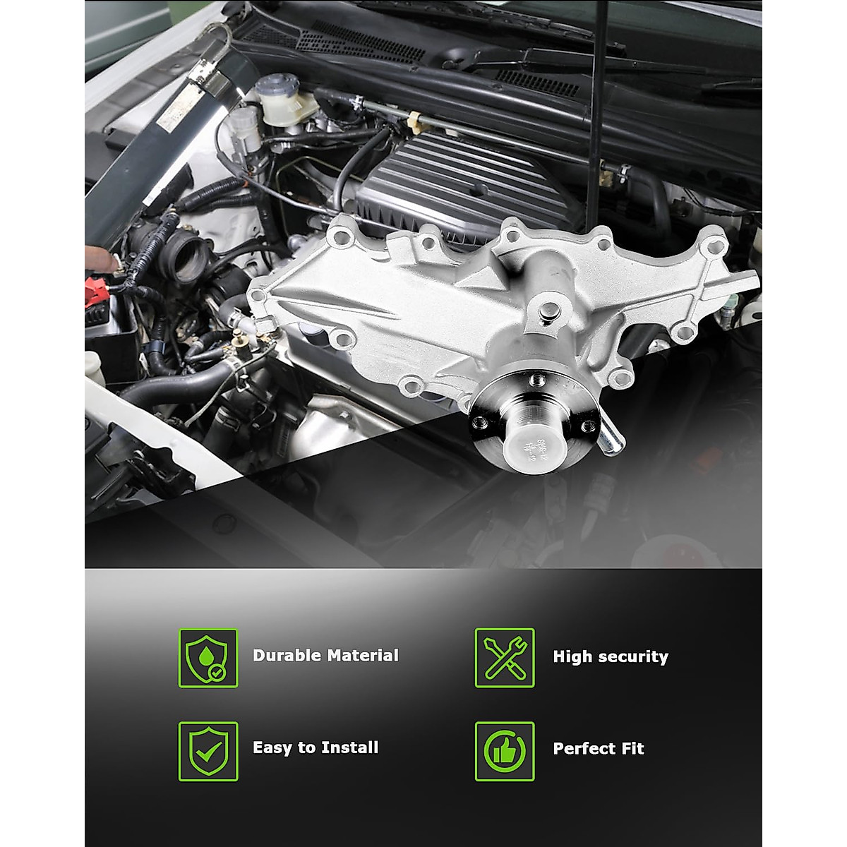 SCITOO AW4095 Water Pump with Gasket for Ford for Mazda Ranger B3000 Aerostar 3.0L 1995-2008