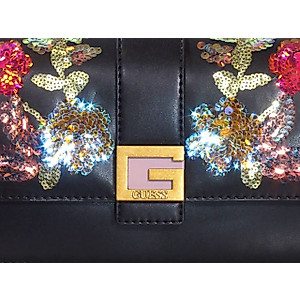 GUESS Morada Crossbody Flap Black Multi One Size